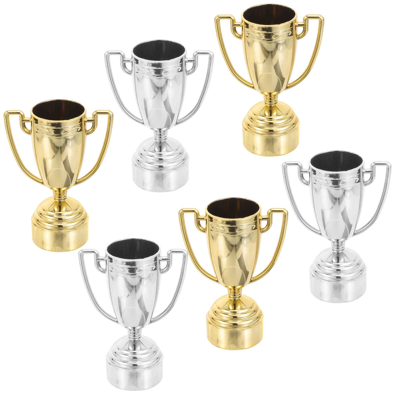6 PCS Small Trophy Awards And Trophies Ornament Game Props Miniature ...