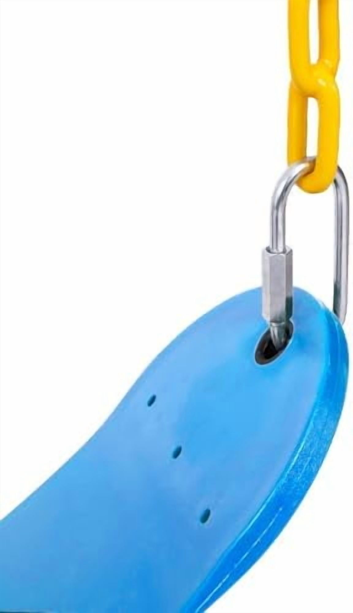 6 PCS Swings Seats Heavy Duty with 66" Chain, Playground Swing Set ...