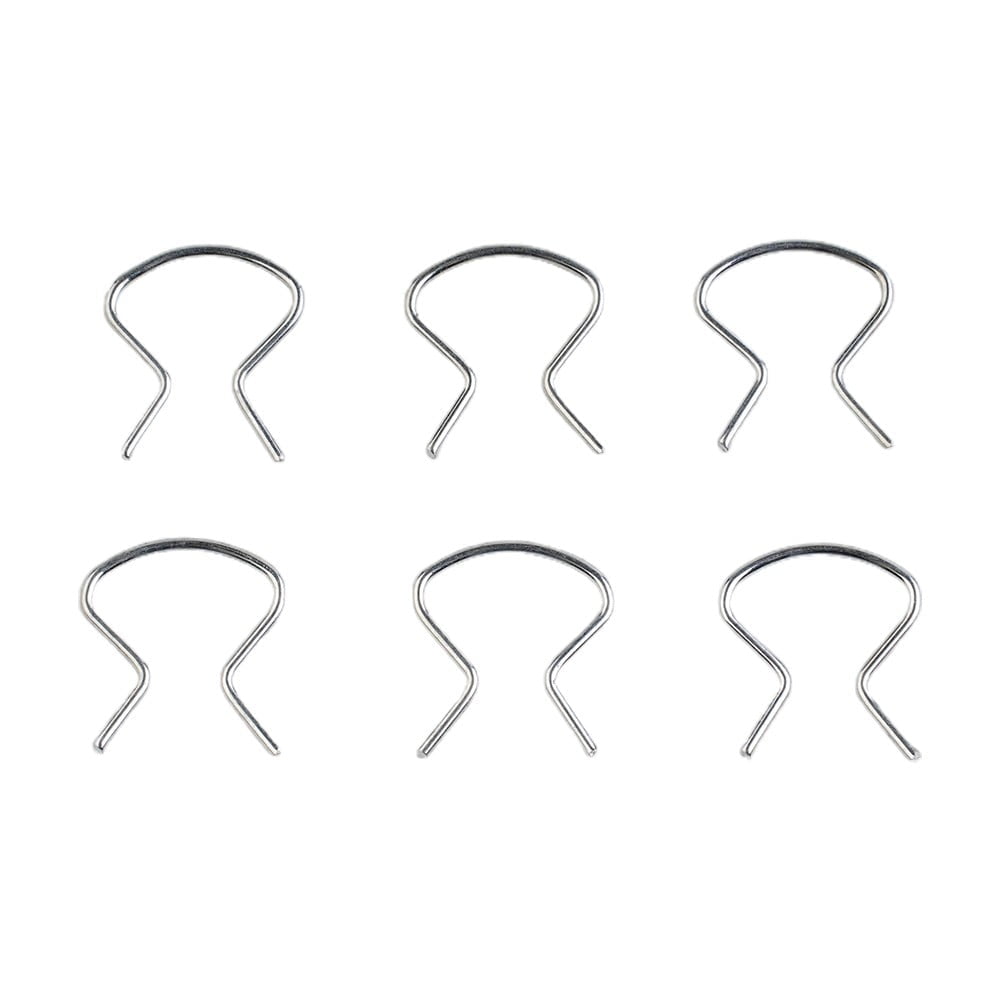 6 PCS/set Horseshoe Clips 6 PCS/Set Right Sliver Crank Retainer Door ...