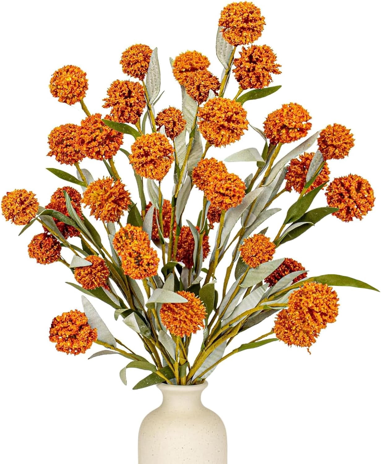 6 PCs Rustic Fall Flowers 17 Inches Boho Fall Floral Picks Faux Autumn ...