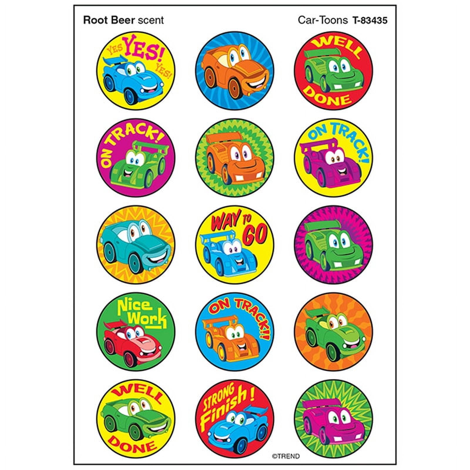 (6 PK) Car-TOONS STINKY STICKERS LARGE - Walmart.com