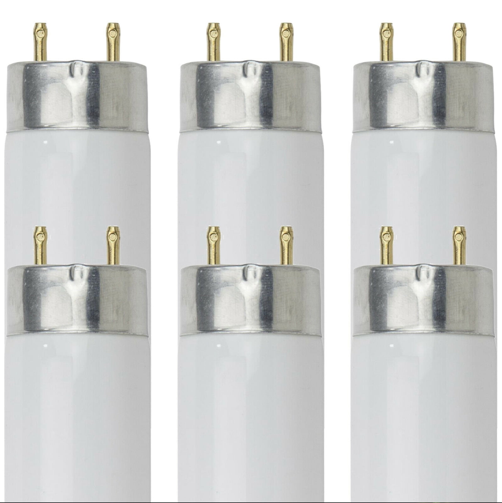 6-PK F15T8/CW 18" 15W COOL WHITE 4100K FLUORESCENT BULB NEW 259366 ...