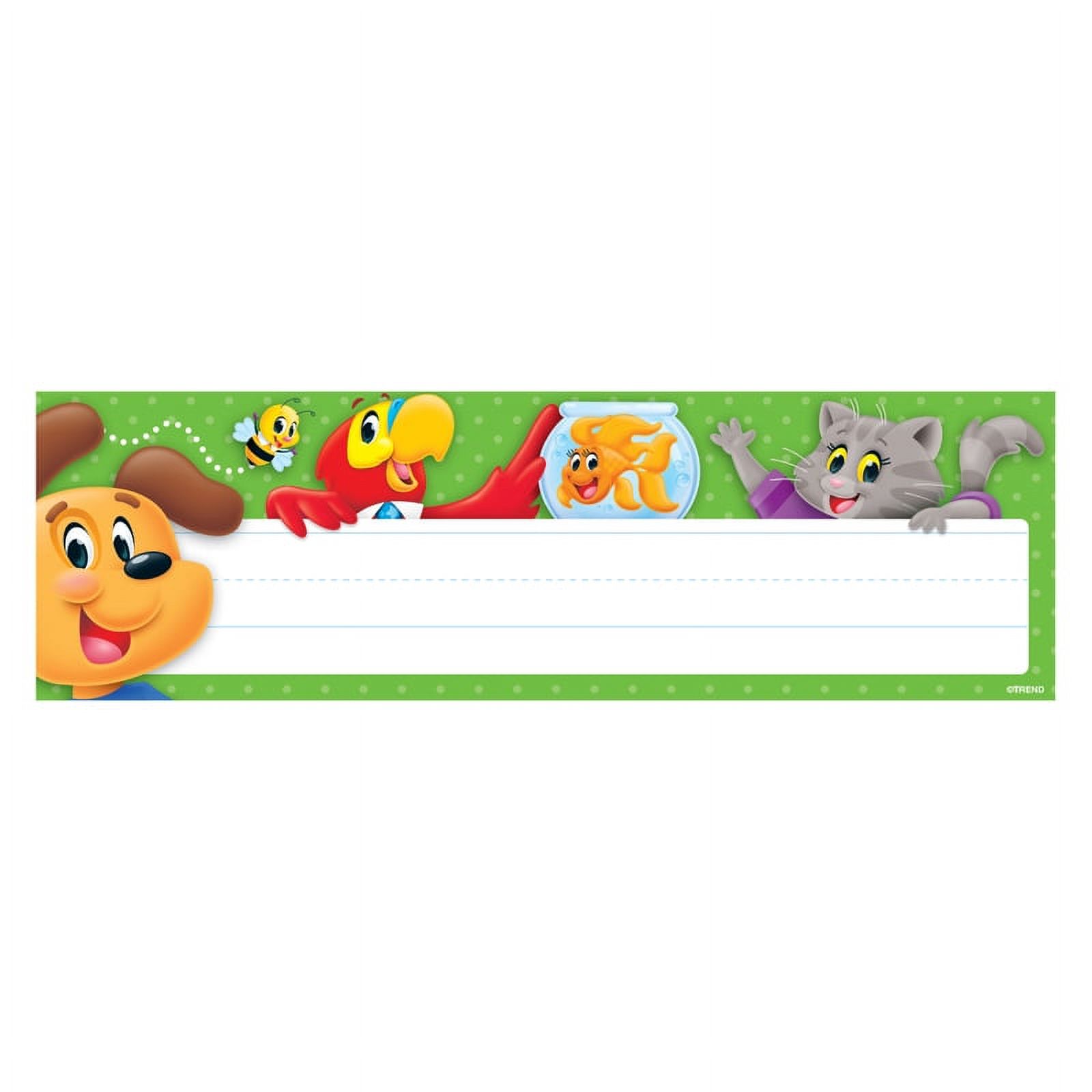 (6 PK) PLAYTIME PAL DESK TOPPERS NAMEPLATE BOLD VARIETY 36 PER PACK ...