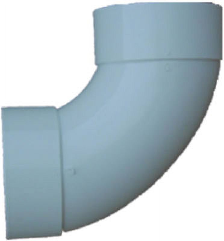 6" PVC 90°ree. Sewer & Drain Sanitary Elbow, Each - Walmart.com