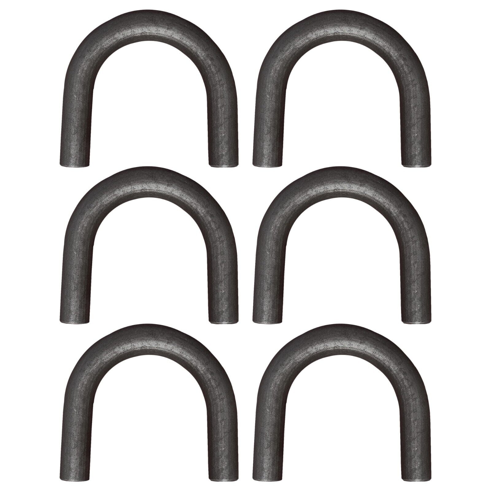 6 Pack 1/2" Thick Weld-on Steel D-Ring Rope Hook Chain Tie Down D Ring ...