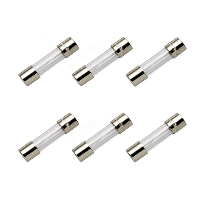 (6 Pack) 10 Amp 125 Volt Fast-Blow Fuses 0.2x0.78inch/5x20mm Used in ...