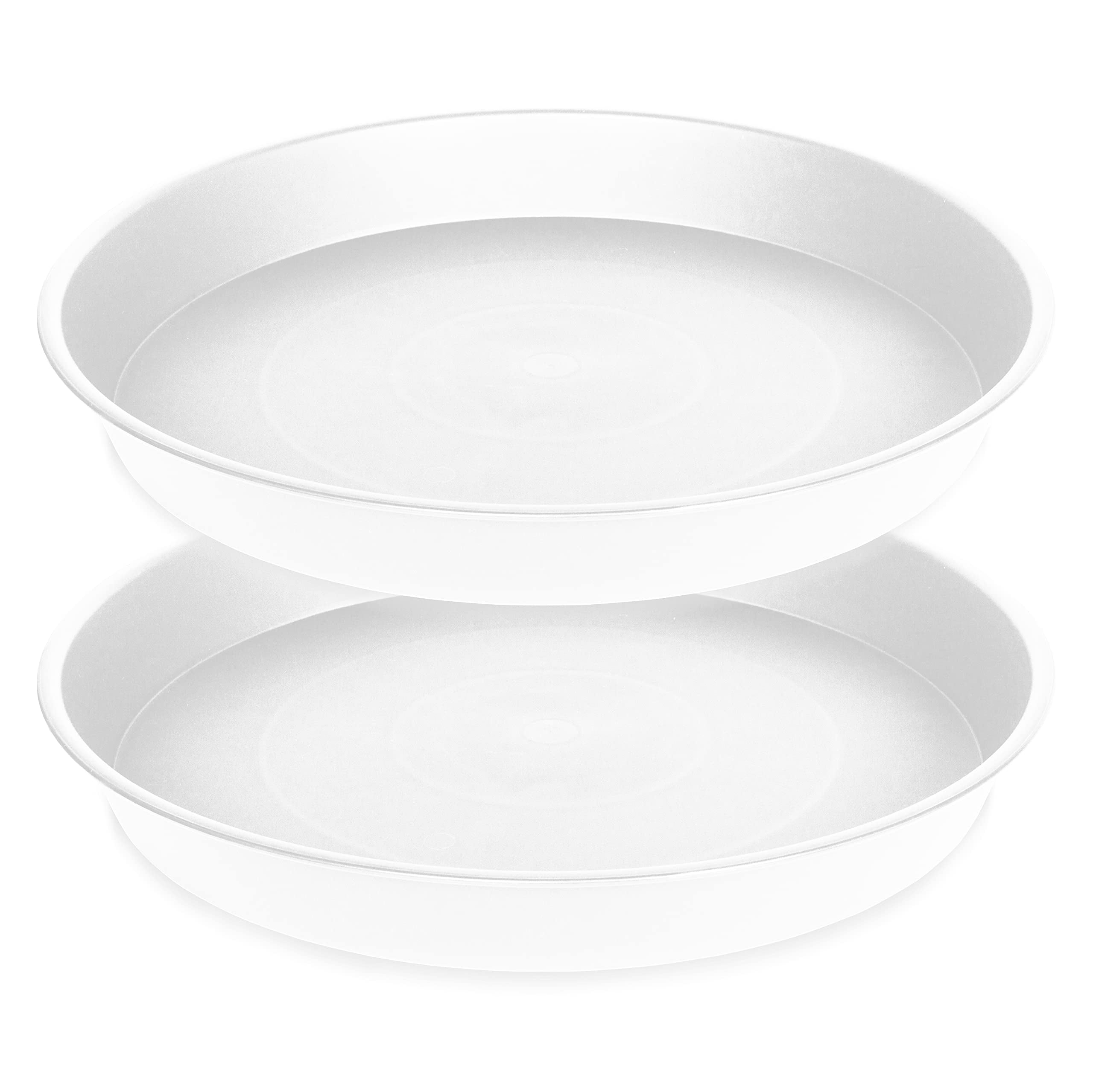 6 Pack 10 Inch Plant Saucers Heavy Duty Plastic Round Trays Durable ...