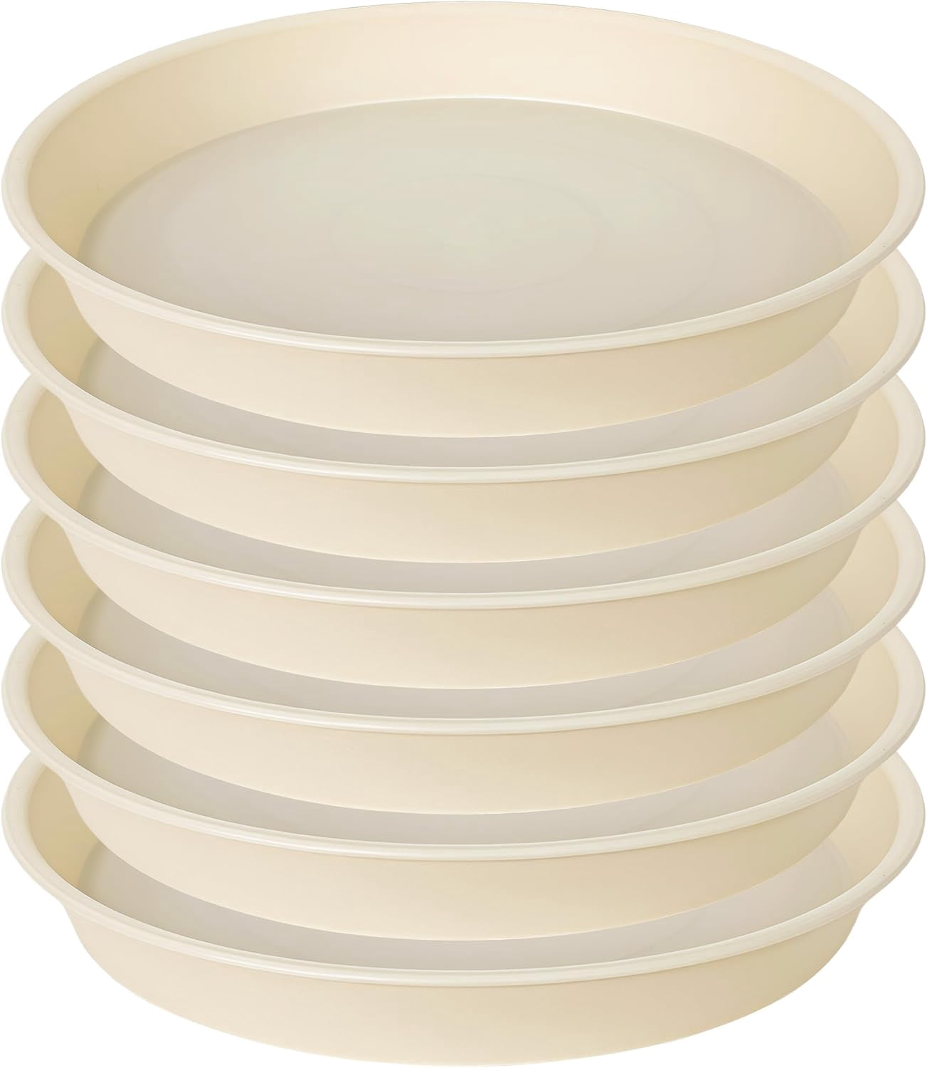 6 Pack of 10 inch Plant Saucer Blue, Heavy Duty Plastic Plant Saucer 10 ...
