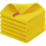 Smiry Super Absorbent 100% Cotton Waffle Weave Kitchen Dish Cloths ...