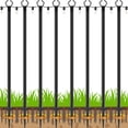 6 Pack 10Ft String Light Poles,Light Poles for Outside Lights,Outdoor ...