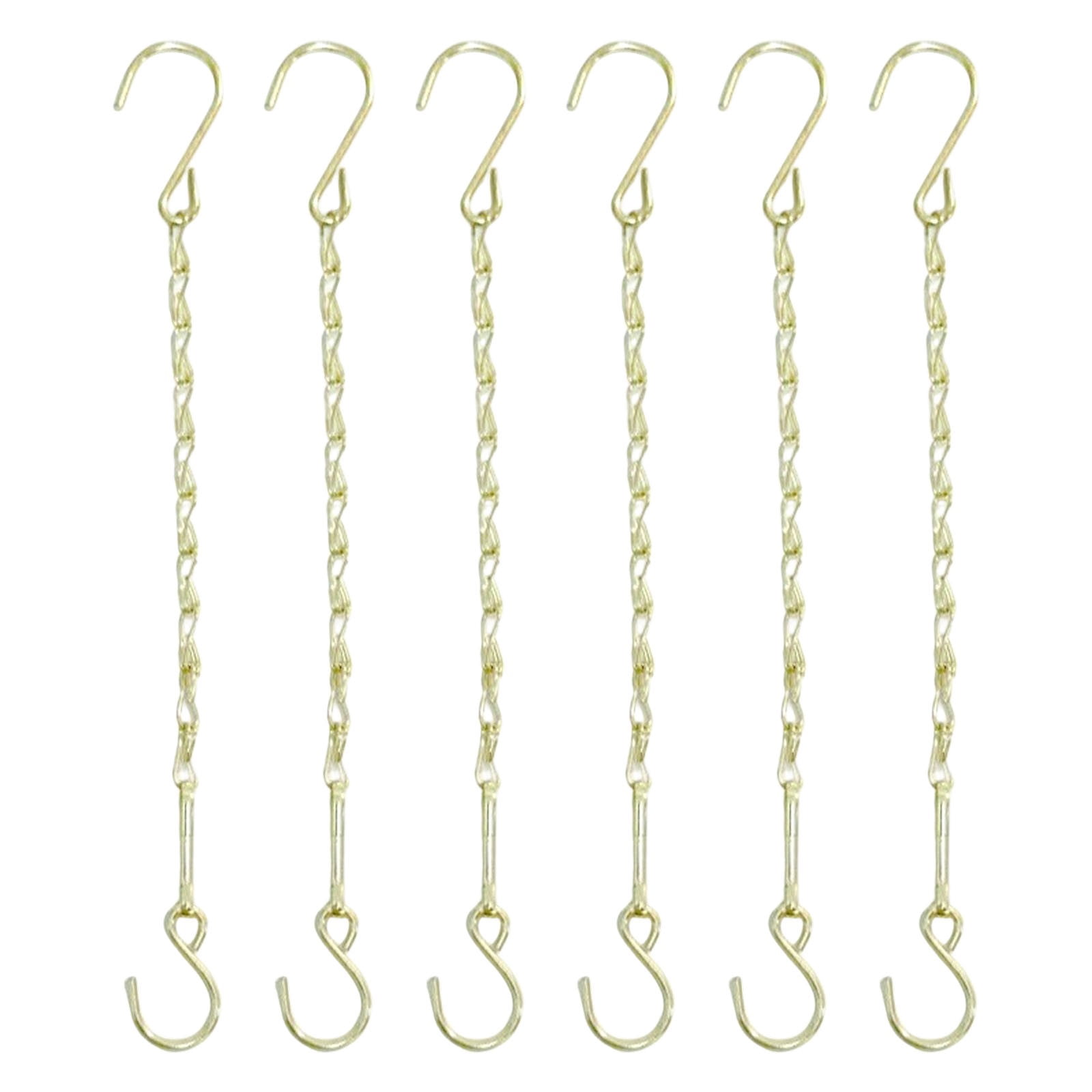 6 Pack 11.4.4 Inch Hanger Black Hanging Chains with S Hooks for Hanging ...