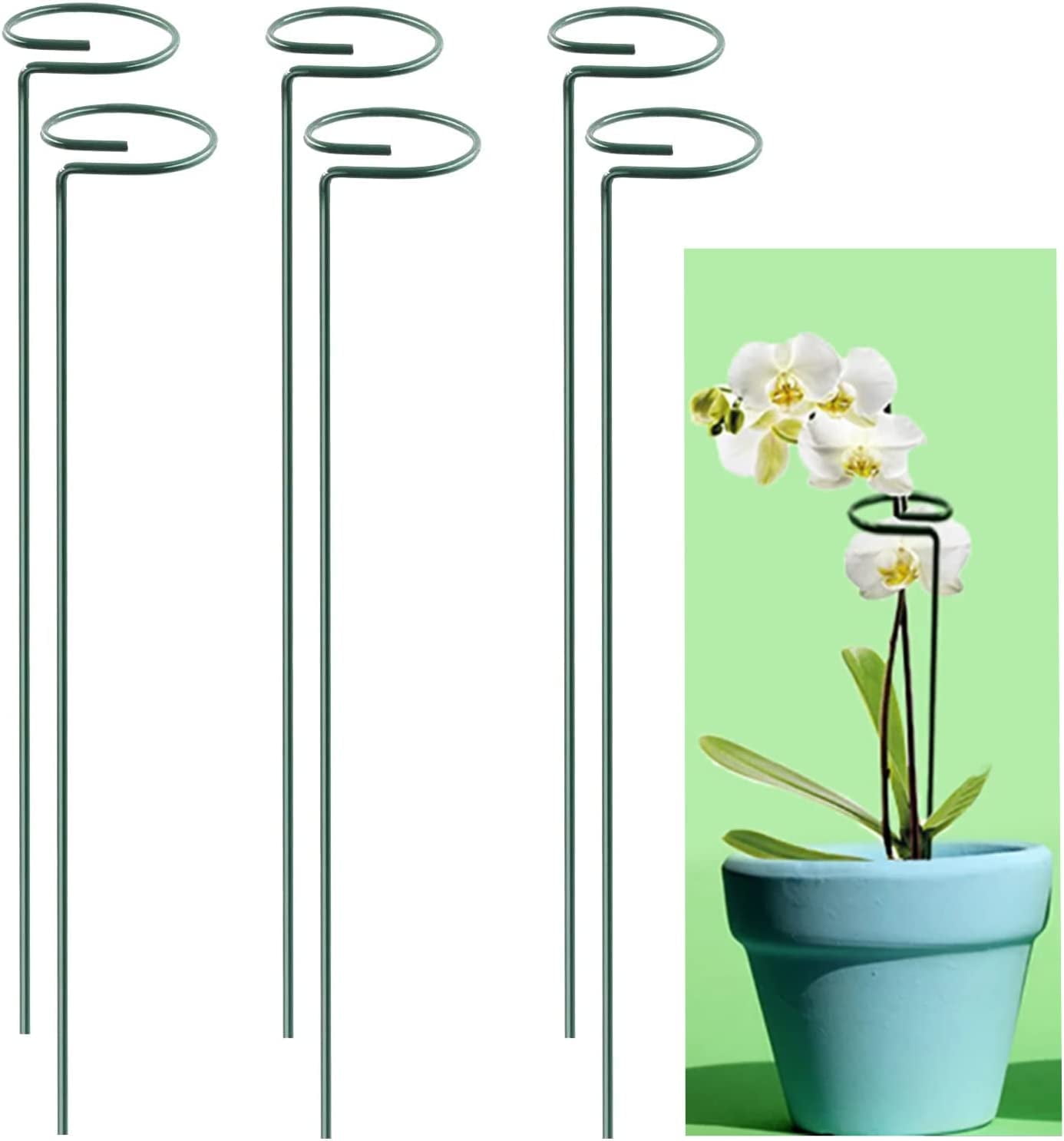 6 Pack 11 8 inch Plant Stakes Garden Flower Support Outdoor Stabilizer ...