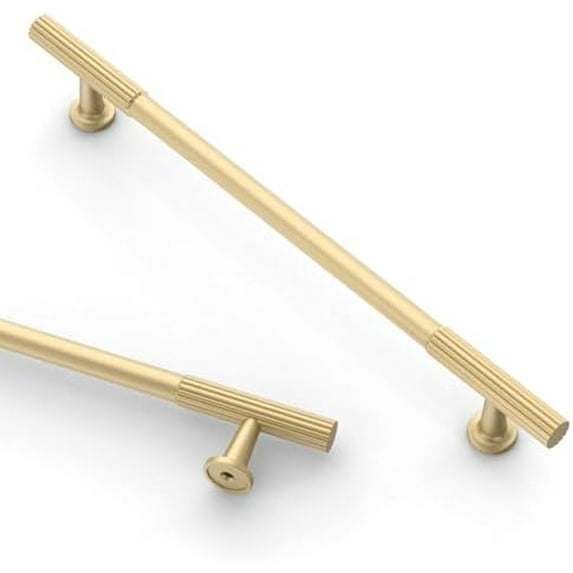 6 Pack 12.5 Inch(320mm) Brushed Gold Cabinet pulls Kitchen Cabinet ...