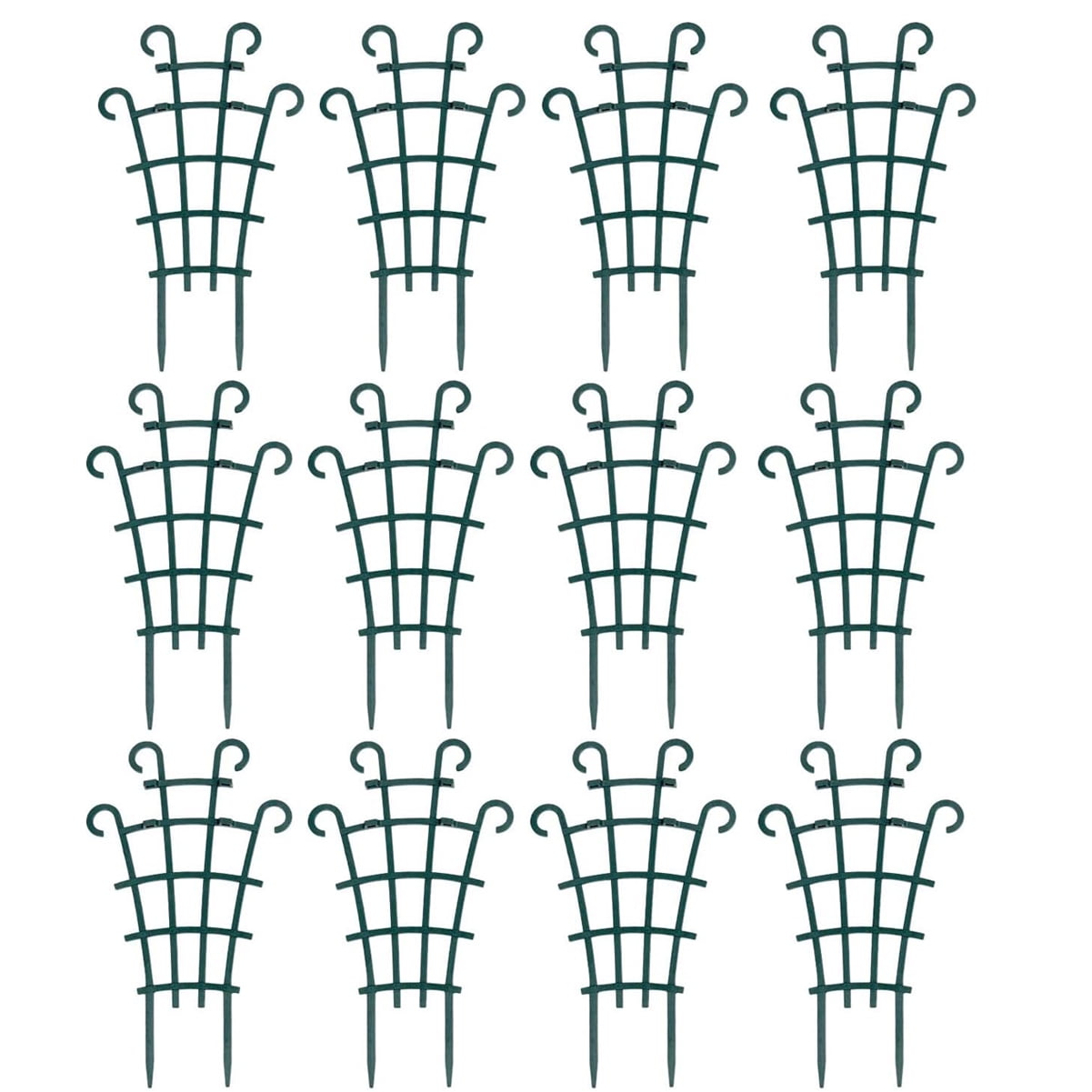 6 Pack/ 12 Pack Trellises for Potted Plants, Stackable Small Indoor ...