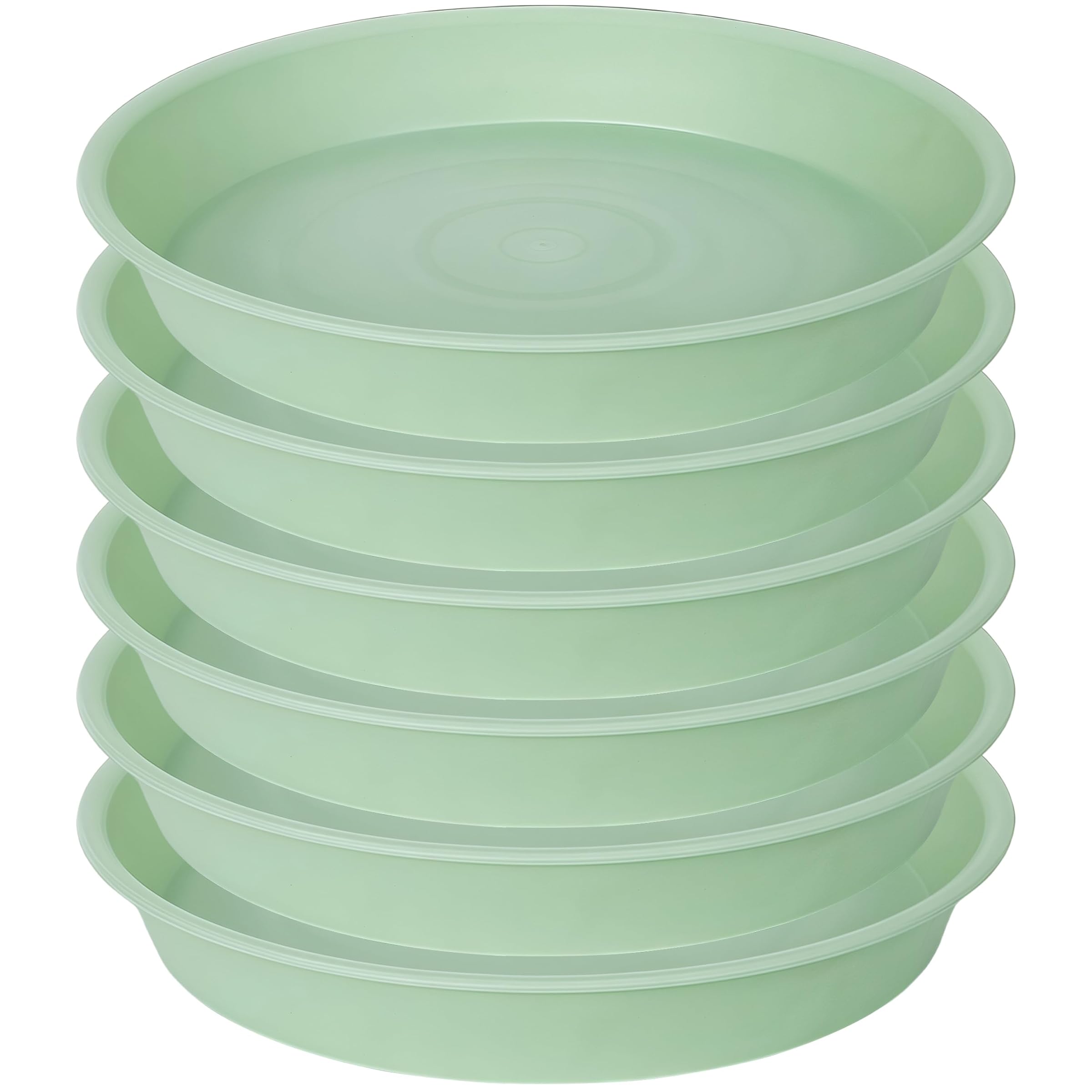 6 Pack of 12 inch Plant Saucer, Heavy Duty Plastic Plant Saucer 12 ...