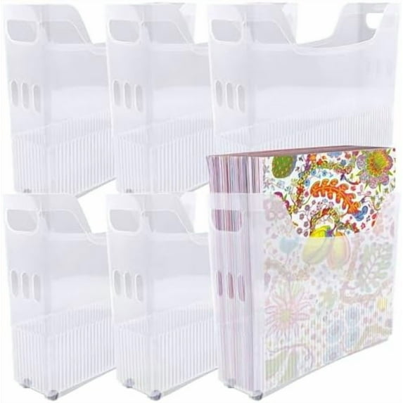 6 Pack 12 x 12 Paper Storage Organizer，Scrapbook Paper Storage with ...