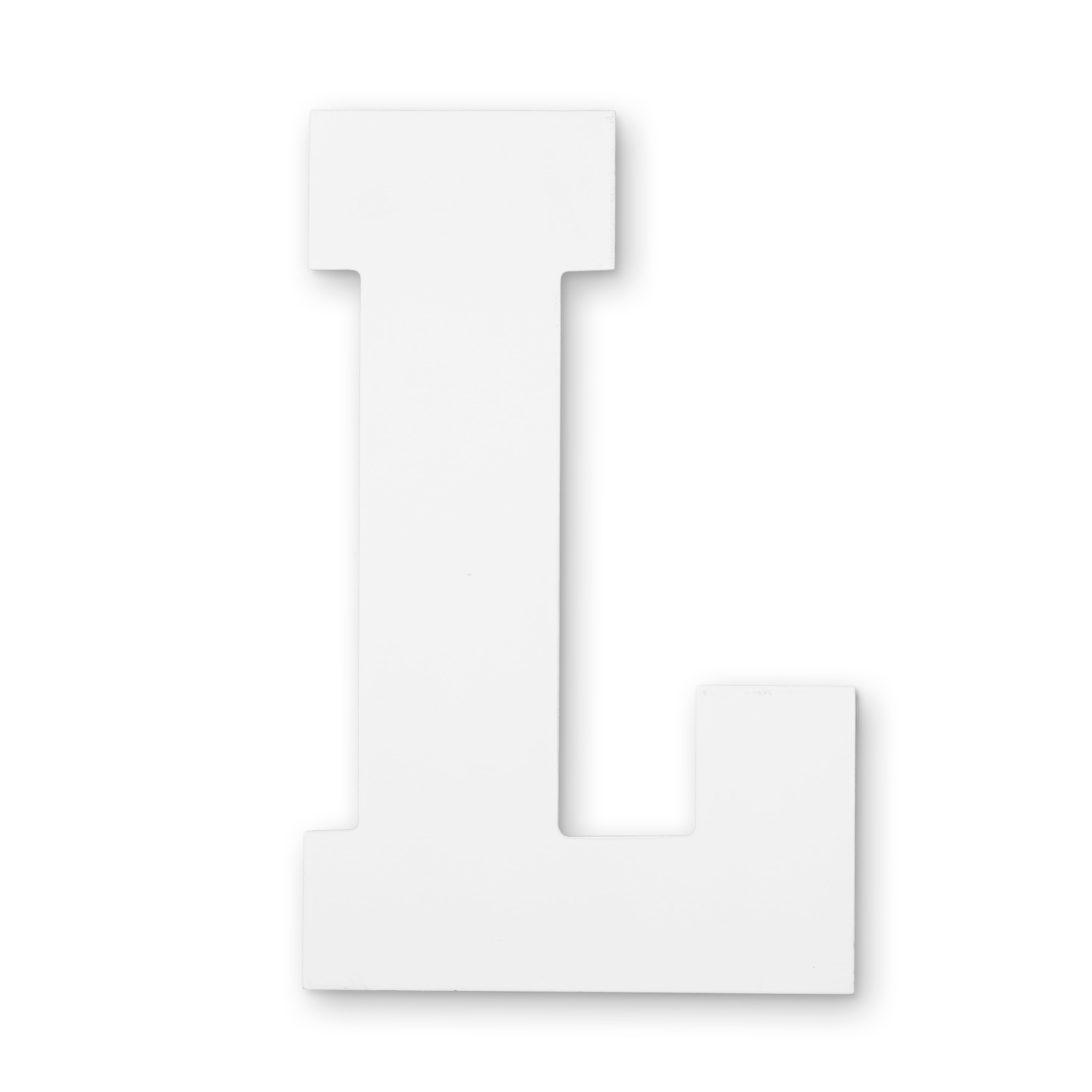 6 Pack: 13" White Wood Letter by Make Market® - Walmart.com