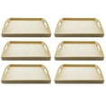 Make Market® 6 Pack: 13" Unfinished Wooden Rectangle Tray for Display ...