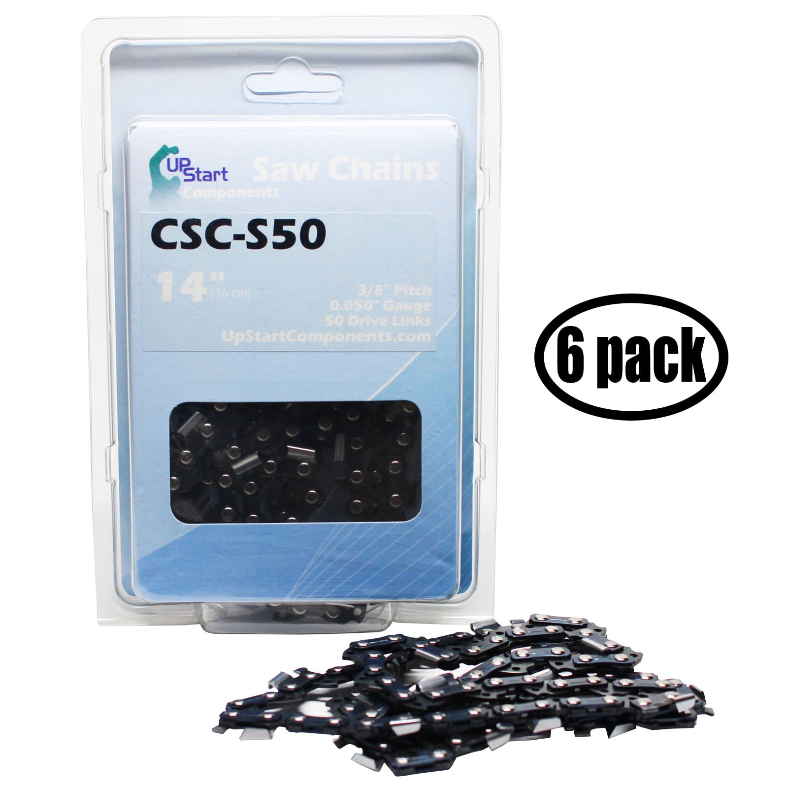 6-Pack 14" Semi Chisel Saw Chain for Stihl MS 211 Chainsaws - (14 inch ...