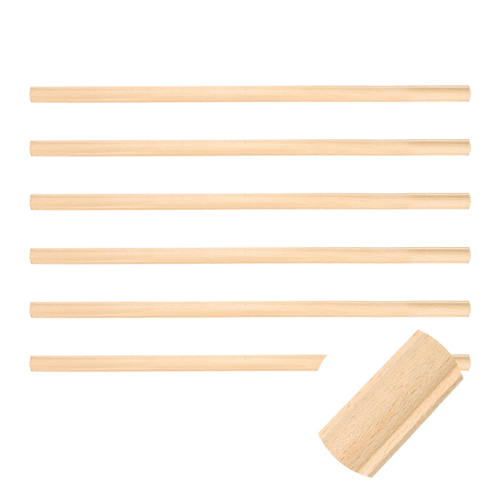 6 Pack 15.75" Decorative Wood Trim, Unfinished 3D Wooden Furniture ...