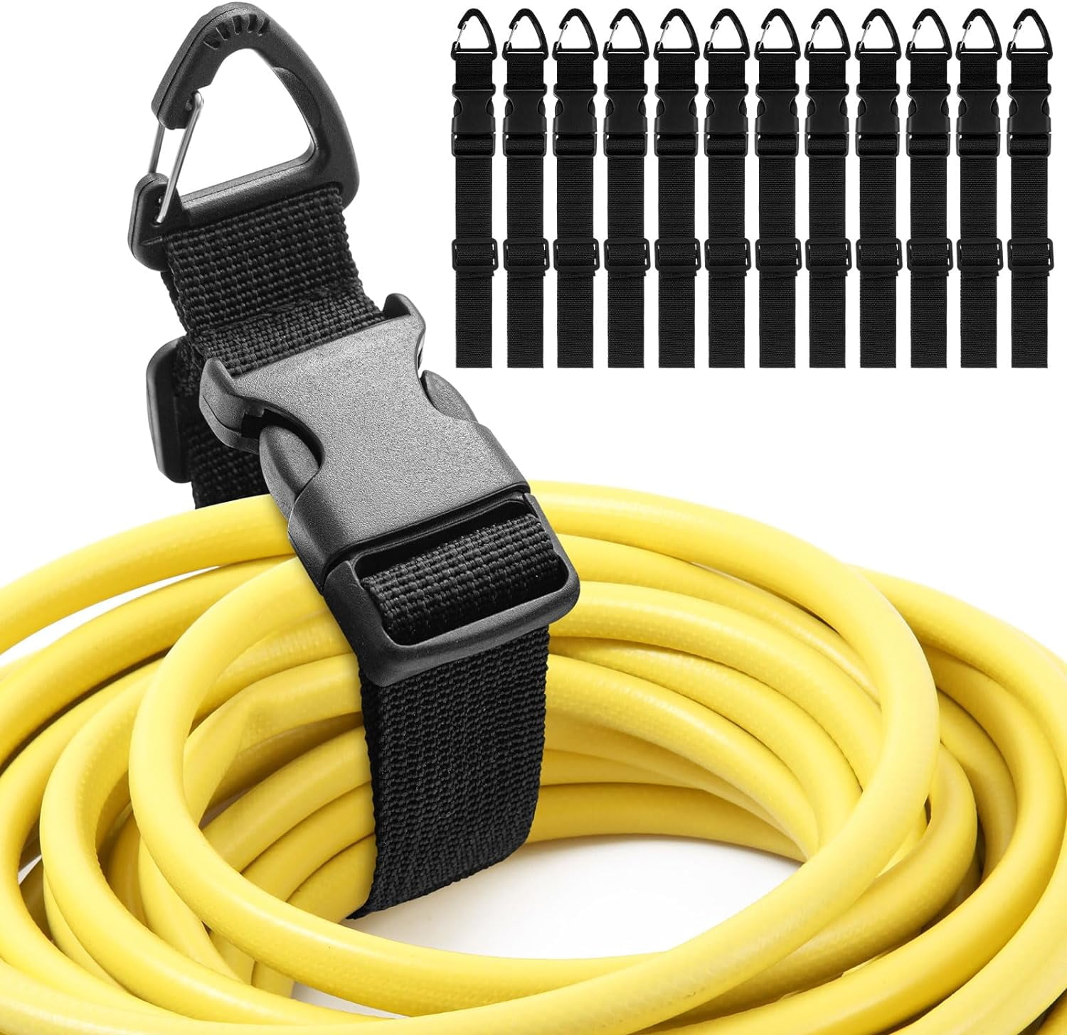 6 Pack 17 Inch Adjustable Extension Cord Holder Organizer with Triangle ...