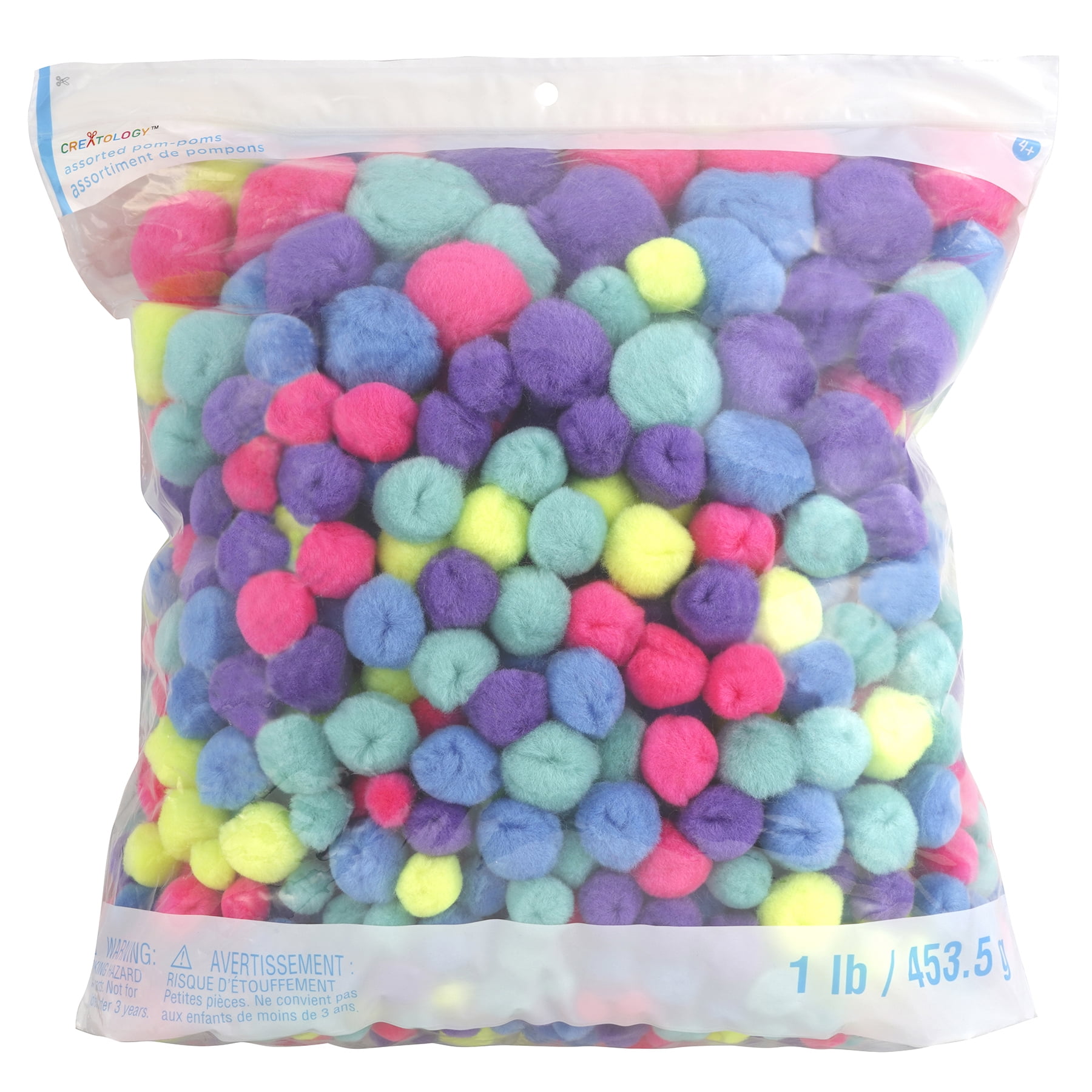 6 Pack: 1lb. Neon Pom Poms by Creatology™ - Walmart.com