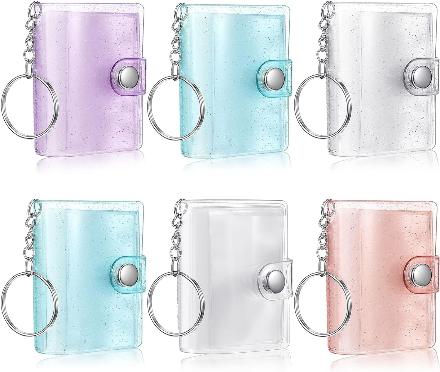 6 Pack 2 Inch Mini Small Photo Album Valentine Photo Storage with ...