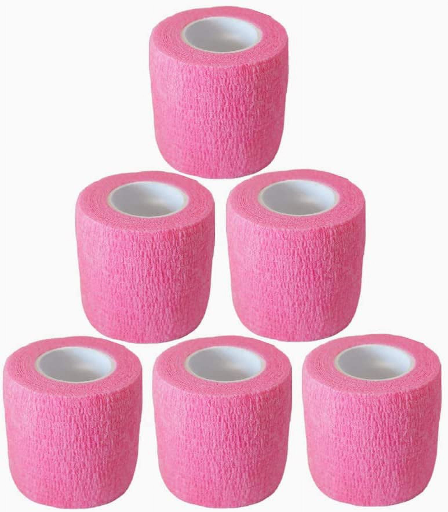 6 Pack 2 Inches Cohesive Bandage Self Adhesive Wrap Elastic Self ...