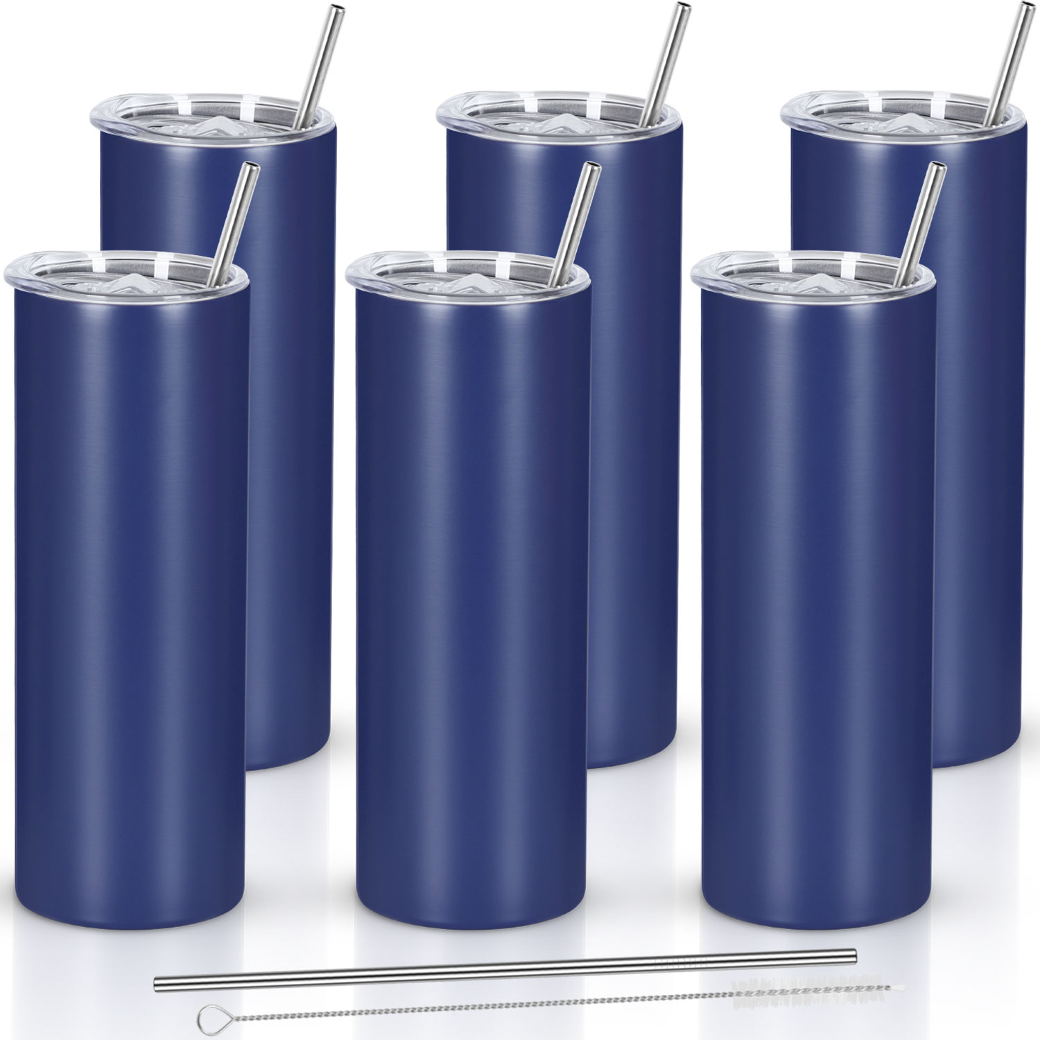 Built 20-Ounce Double-Wall Stainless Steel Tumbler in Royal Blue ...