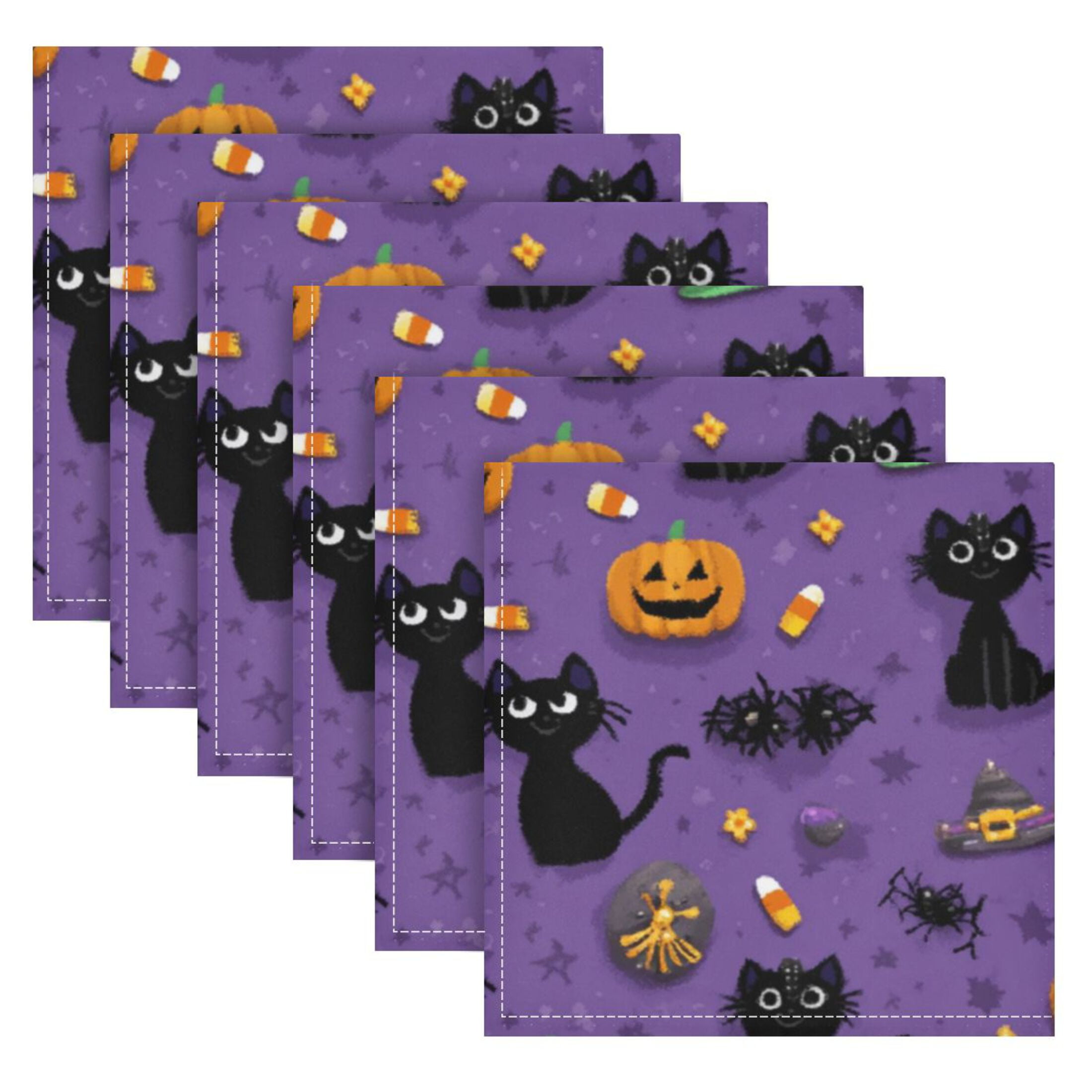 6 Pack 20'' x20" Satin Table Napkins Dinner Napkins for wedding Party ...