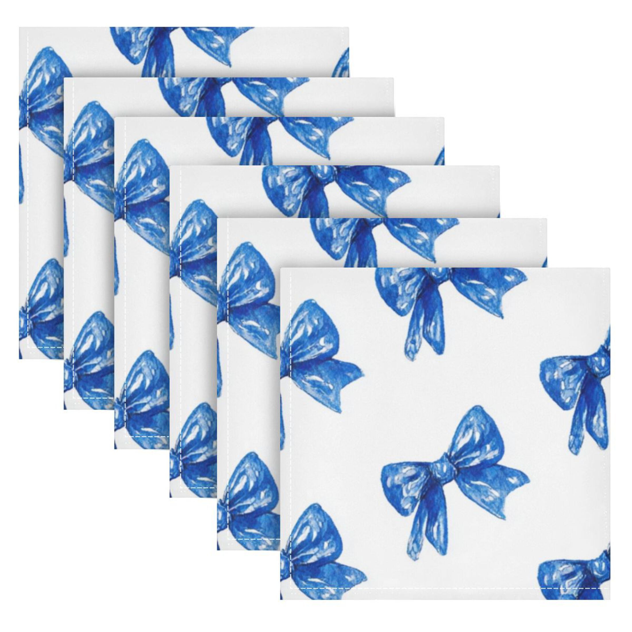 6 Pack 20'' x20" Satin Table Napkins Dinner Napkins for wedding Party ...