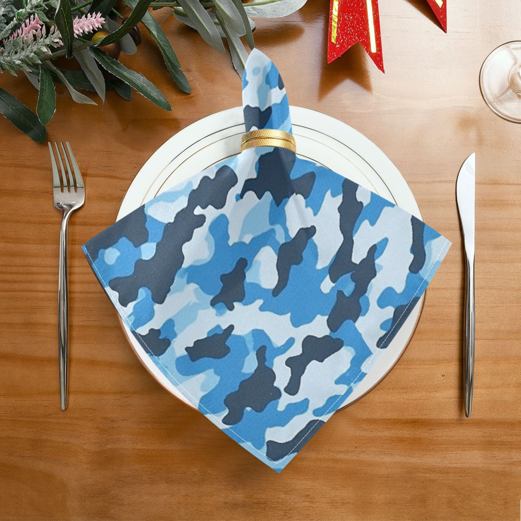 6 Pack 20'' x20" Satin Table Napkins Dinner Napkins for wedding Party ...