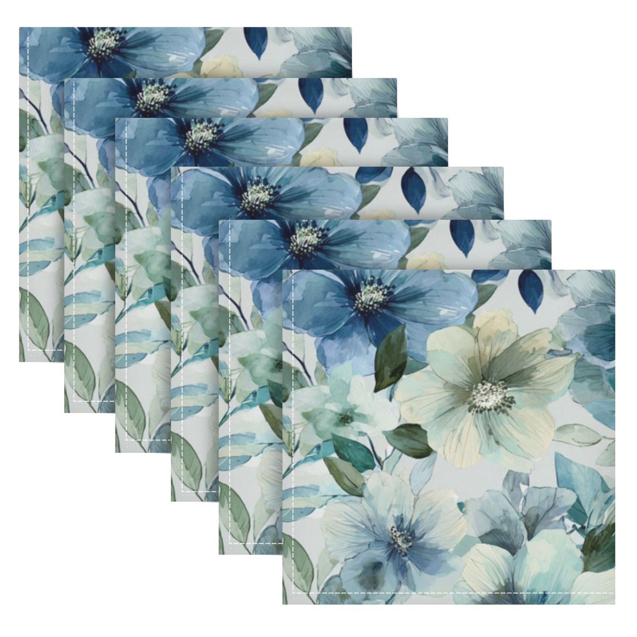 6 Pack 20'' x20" Satin Table Napkins Dinner Napkins for wedding Party ...