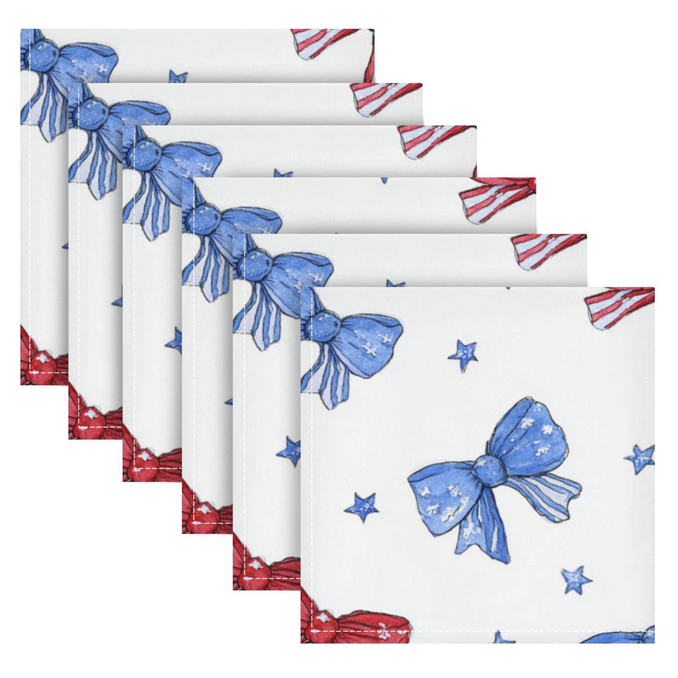 6 Pack 20'' x20" Satin Table Napkins Dinner Napkins for wedding Party ...