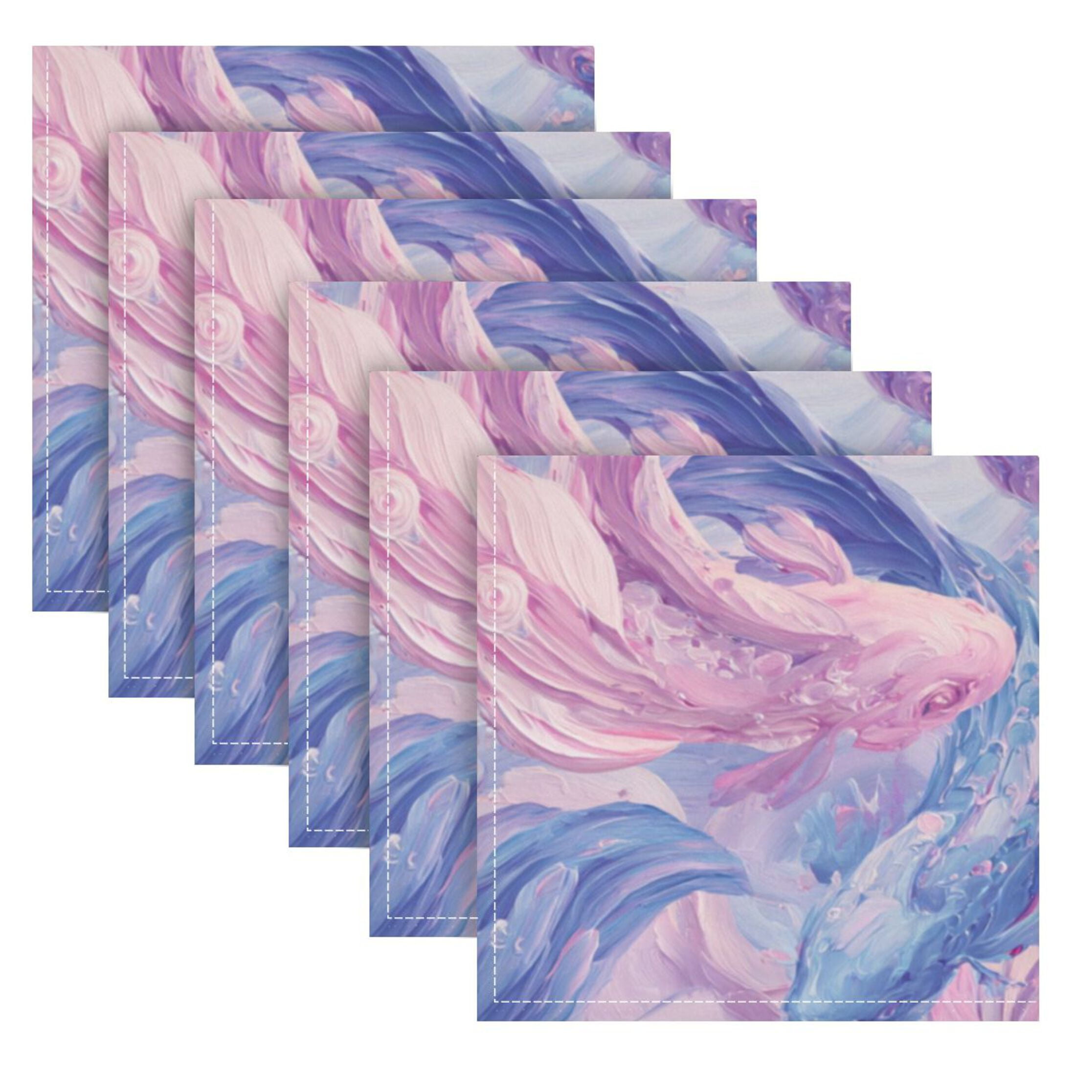 6 Pack 20'' x20" Satin Table Napkins Dinner Napkins for wedding Party ...