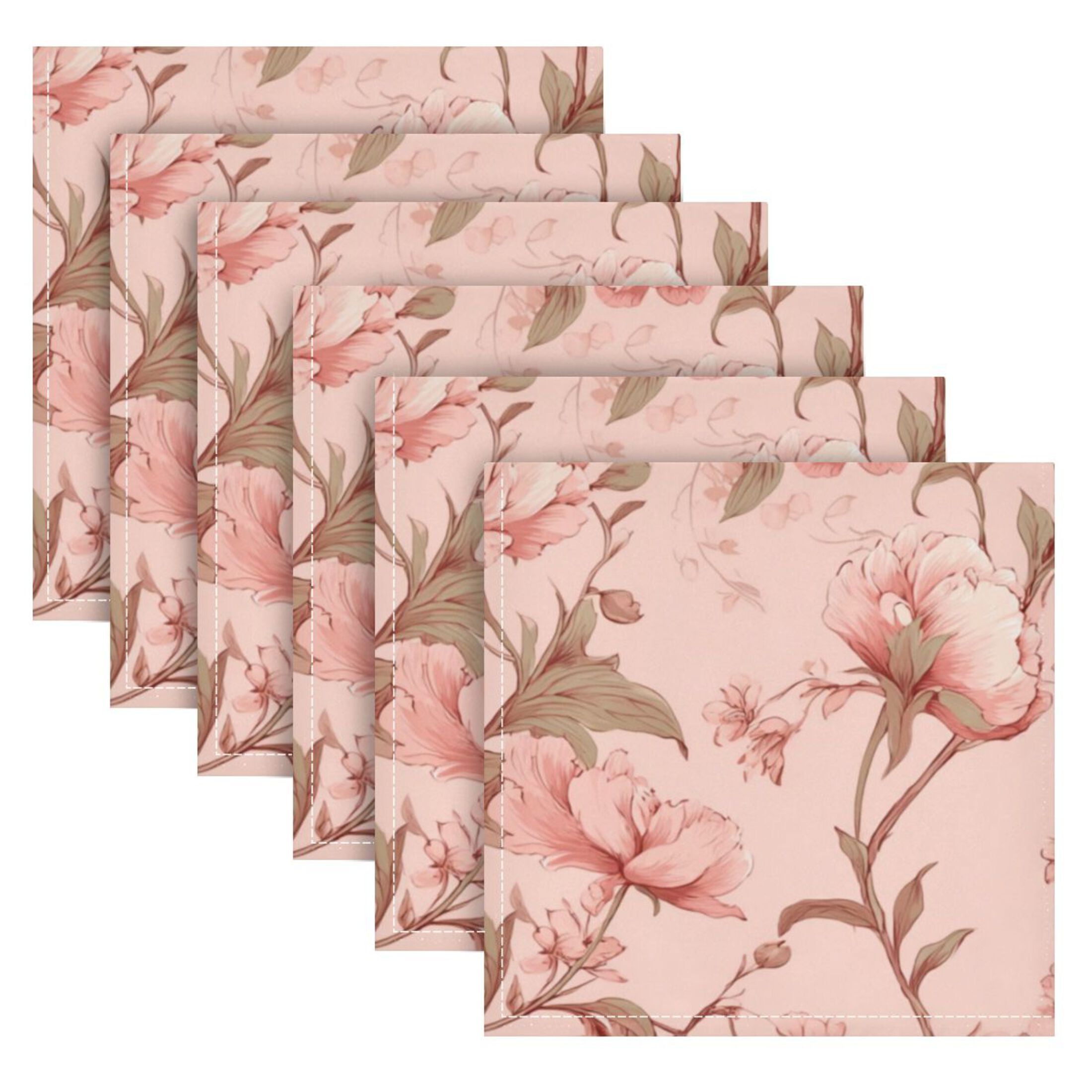 6 Pack 20'' x20" Satin Table Napkins Dinner Napkins for wedding Party ...