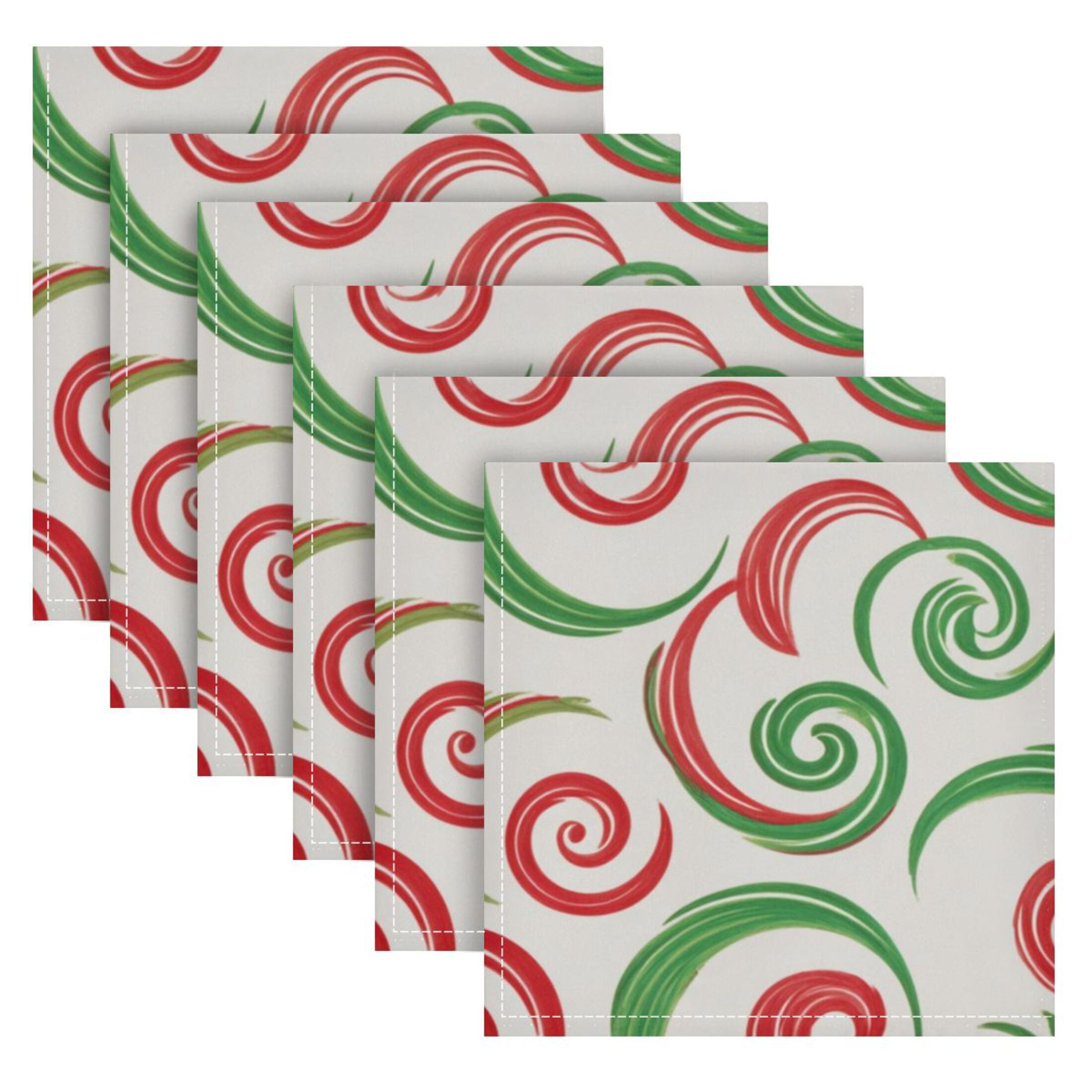 6 Pack 20'' x20" Satin Table Napkins Dinner Napkins for wedding Party ...