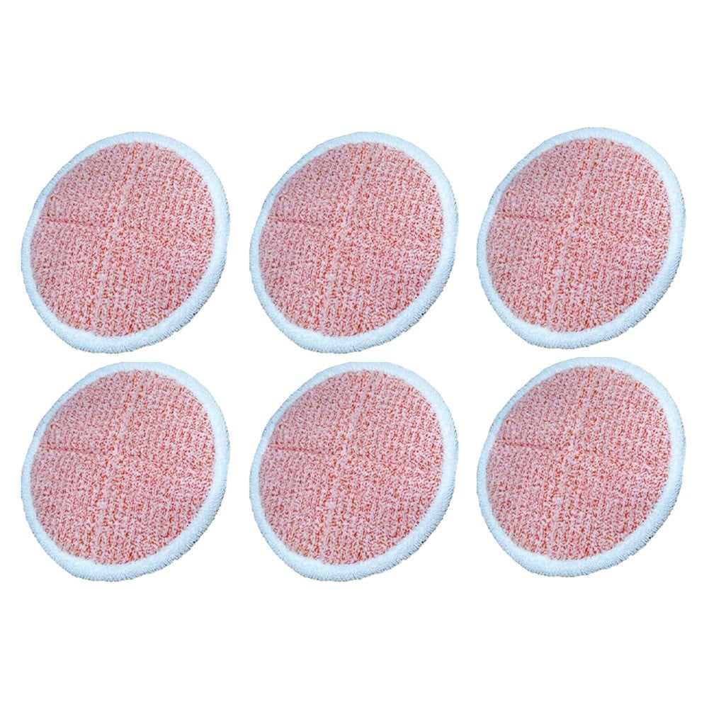 6 Pack 2124 2039A Heavy Duty Scrub Mop Pads For Bissell Spin Hard Mop ...