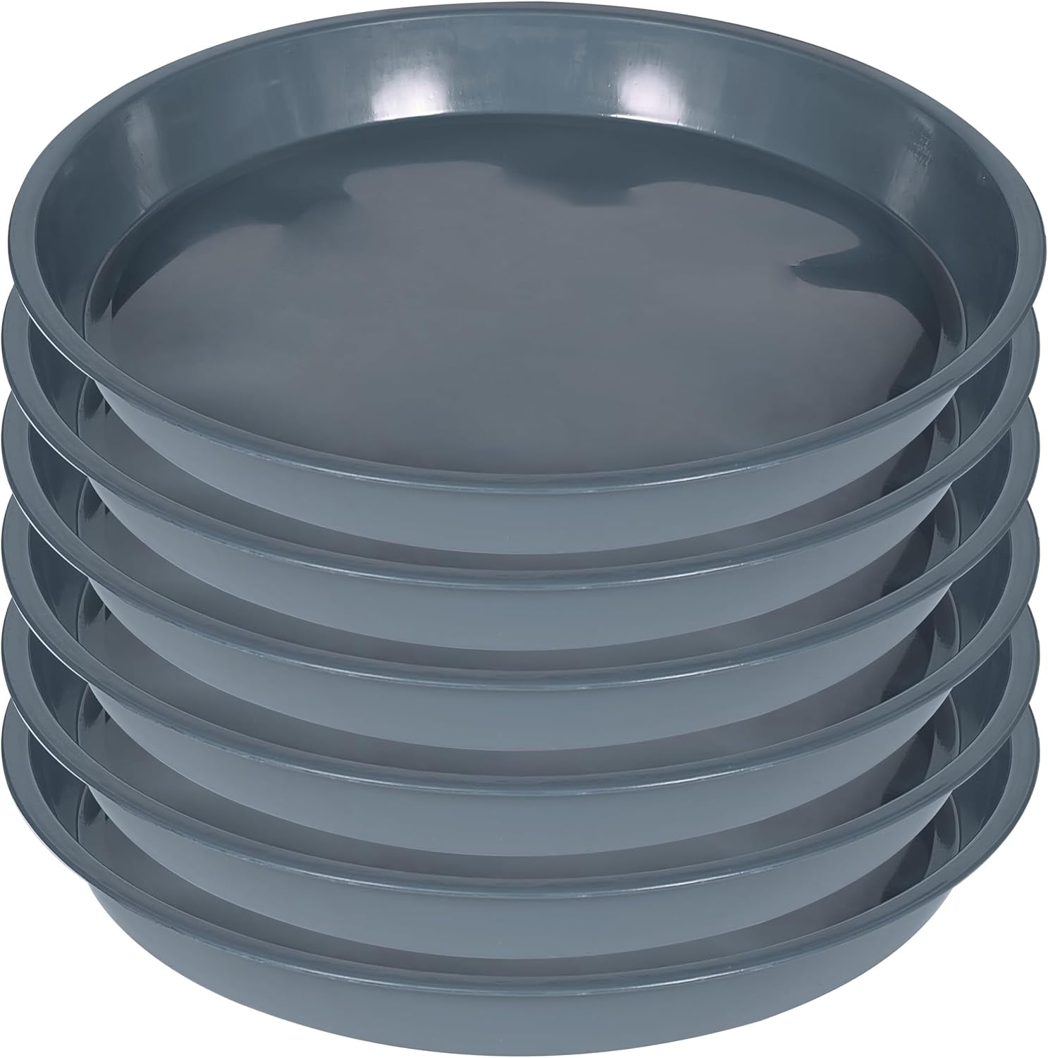 6 Pack of 22 inch Plant Saucer, Plant Tray 20 Inch Round, Plant Saucers ...