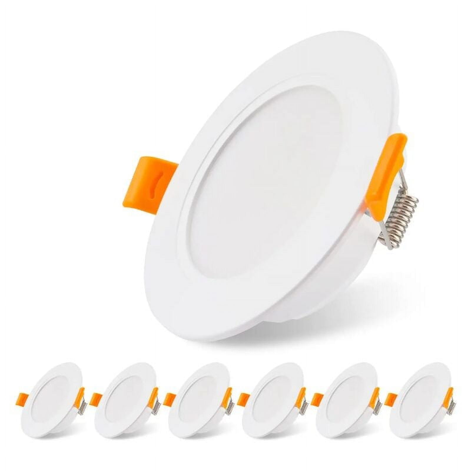 6 Pack 230V 5W Ultra Flat LED Recessed Spotlight, Recessed Ceiling ...