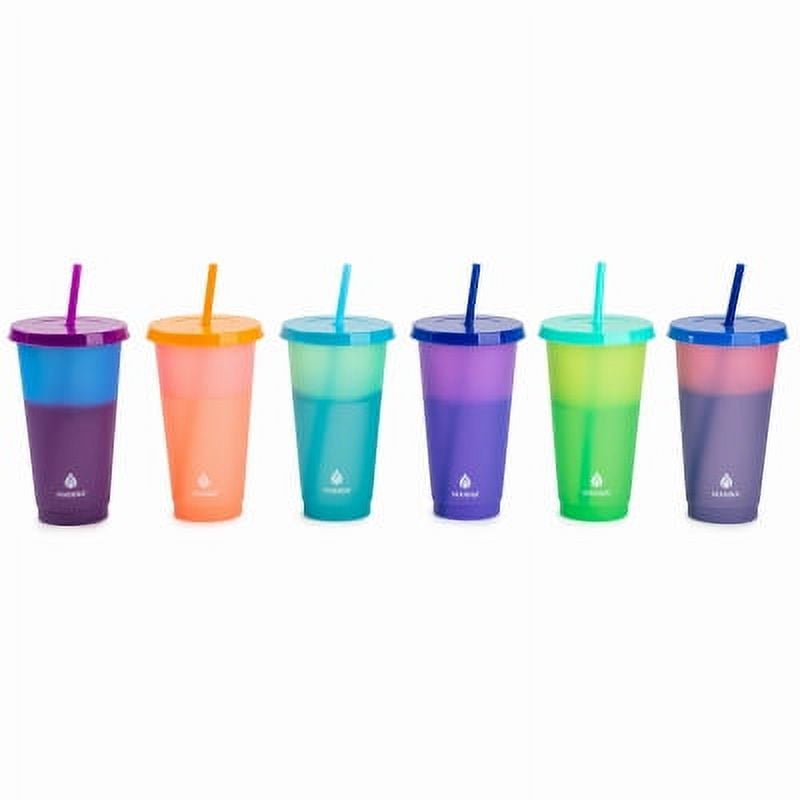 6 Pack 24 oz. Color Changing Tumblers. Add cold drinks to change the ...