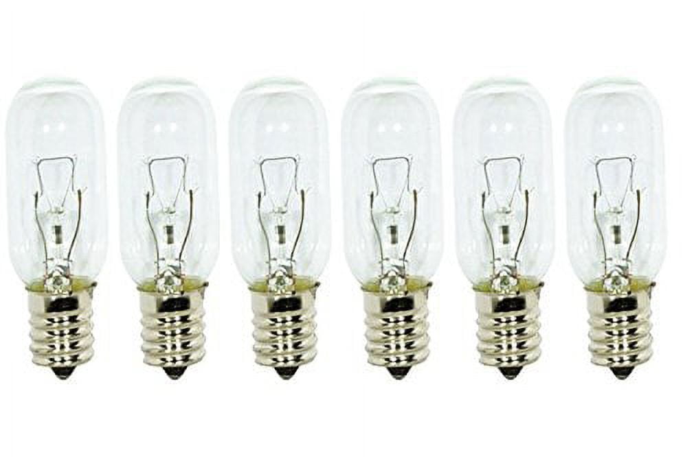 (6 Pack) 25-Watt T8 Tubular Indicator Intermediate (E17) Base - 25W ...