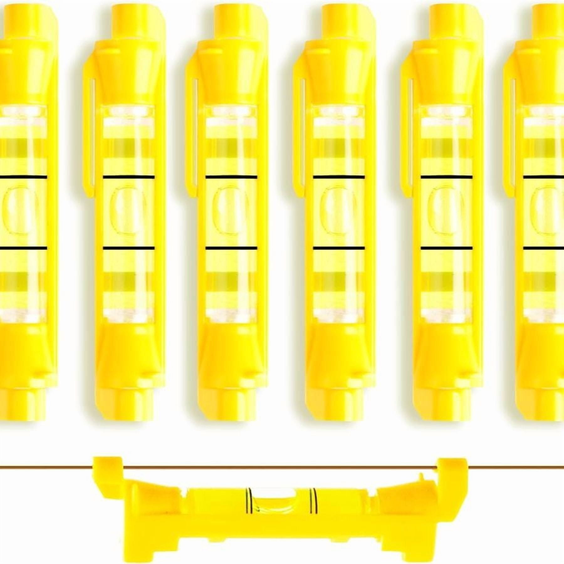 6-Pack 3” Hanging Bubble Line Level with Scale Mini Spirit Line Level ...