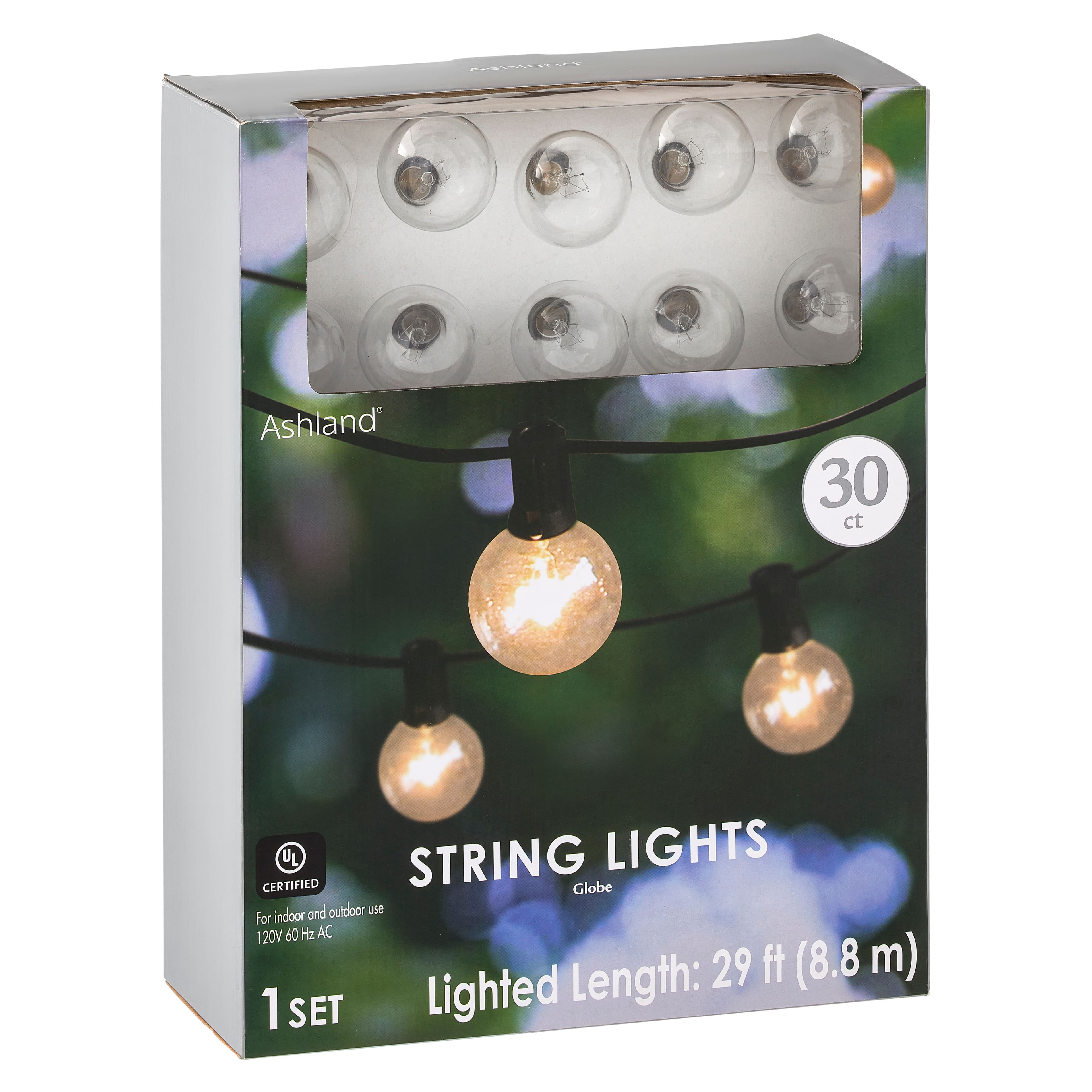 6 Pack: 30ct. Clear Globe String Lights by Ashland® - Walmart.com