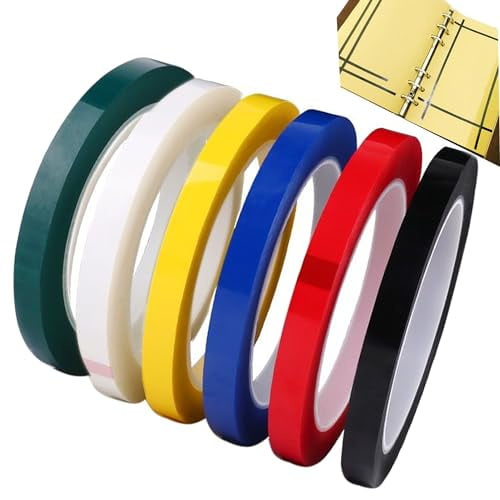 6 Pack 3mm 1/8 Inch Width Graphic Whiteboard Self Adhesive Chart Line ...
