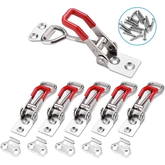 6-Pack 4001 330Lbs Holding Capacity Adjustable Toggle Latch Clamp ...
