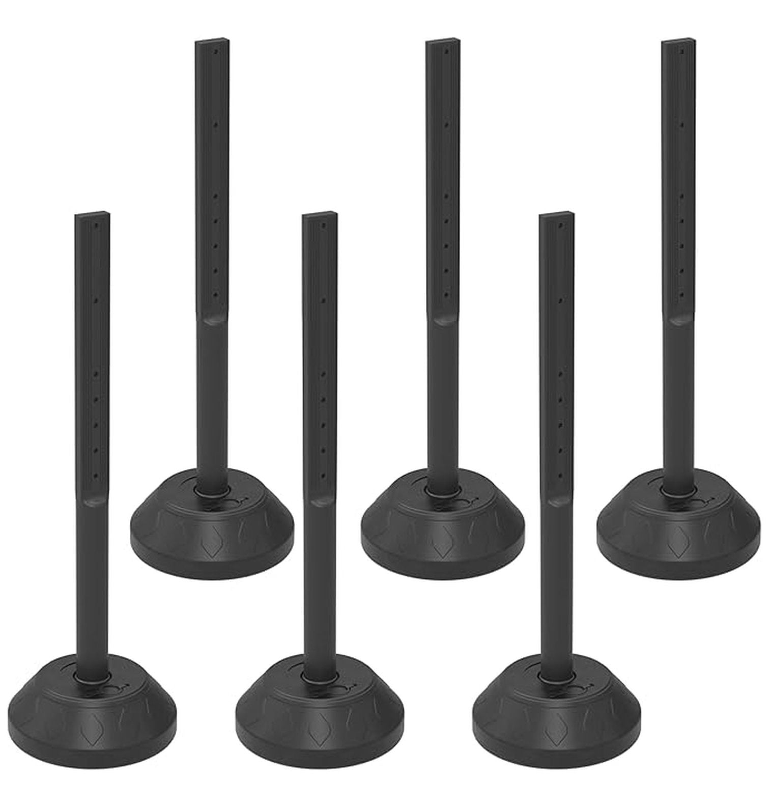 6-Pack 41" Sign Holder with Water Weighted Base Set Kit, Portable ...