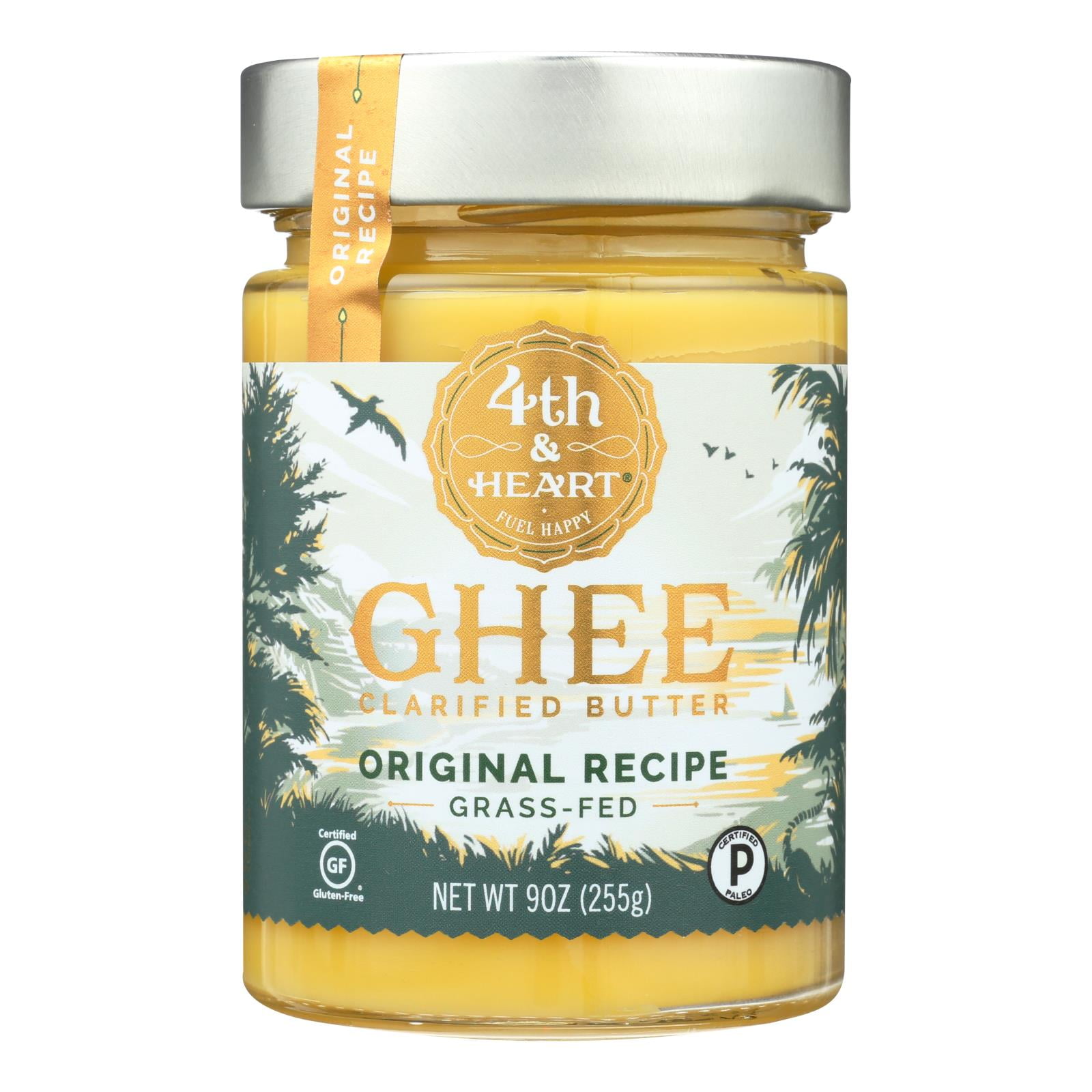 (6 Pack) 4th And Heart GMO-Free Ghee Butter Original, 9 Fl Oz - Walmart.com