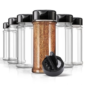 Plastic Spice Jars Shaker Lids