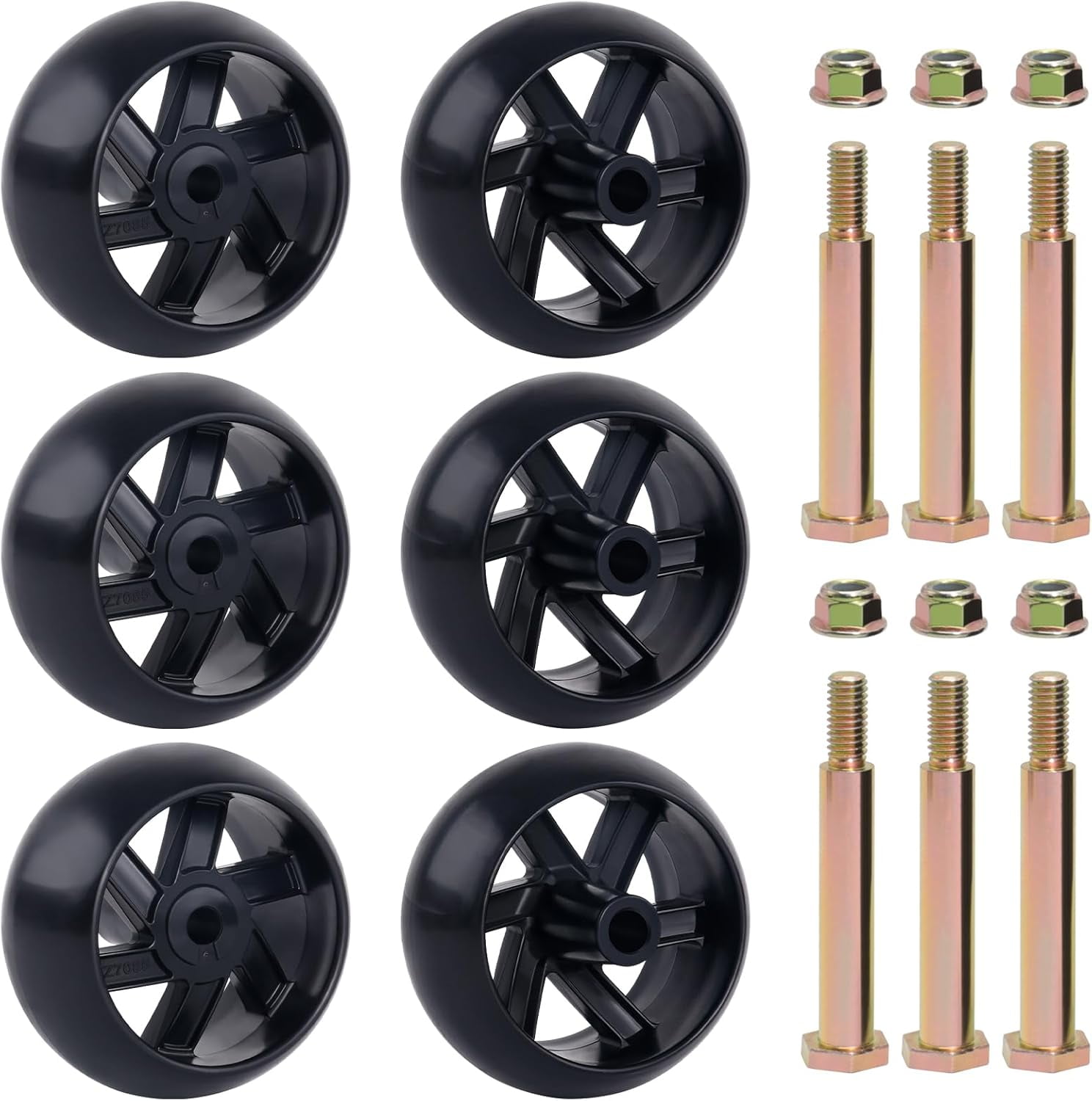 6 Pack 589527301 Mower Deck Wheels Kit Replace for 532174873 589527301 ...